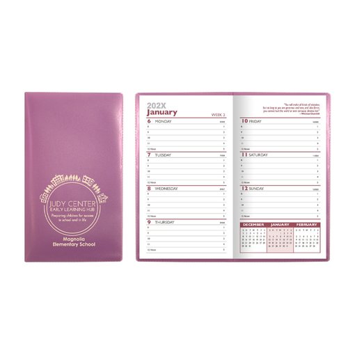 Translucent Vinyl 2026 Weekly Planner - Personalization Available | Positive Promotions