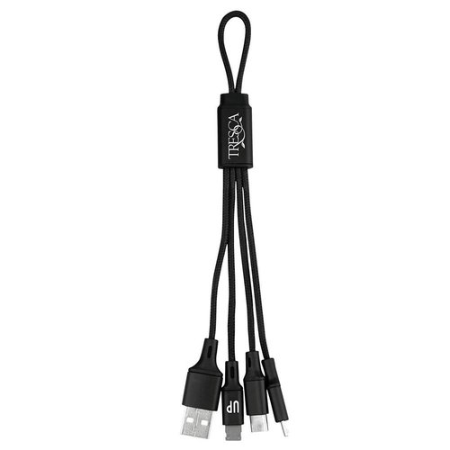 Metallic Loop 3-in-1 Cable with Type C USB - Personalization Available ...