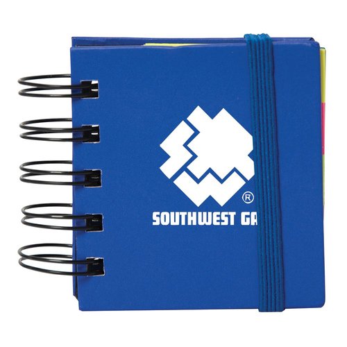 Spiral Sticky 250 Sheet Notepad with Noteflags | Positive Promotions
