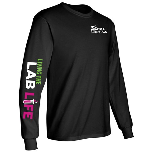 Living The Lab Life Unisex Long-Sleeve 2-Location T-Shirt ...