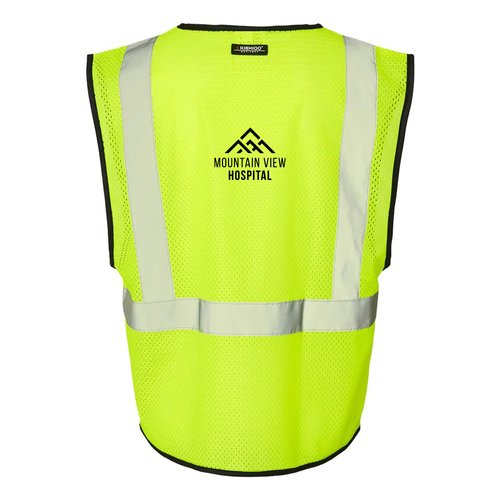 Kishigo® Unisex Hi-Vis Safety ANSI 107 Type R Hook-and-Loop Mesh Vest ...