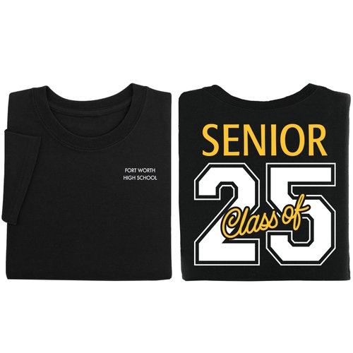 Senior Class of 25 Gildan® Unisex Heavy Cotton 2-Sided T-Shirt ...