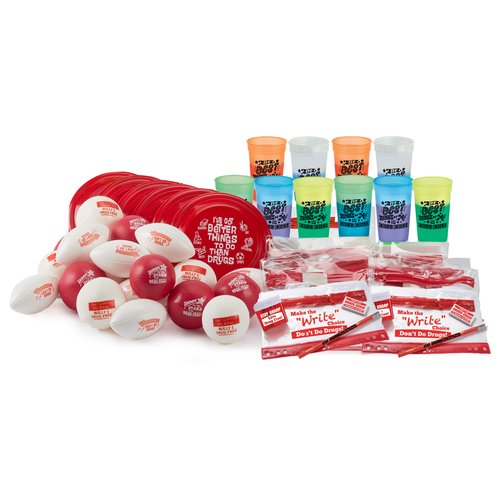 Red Ribbon Week 60-Piece Raffle/Value Pack | Positive Promotions
