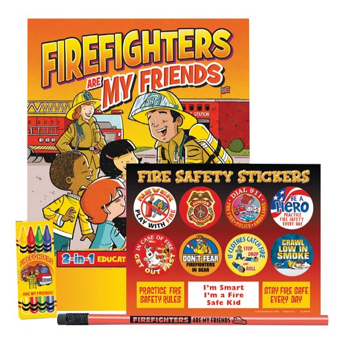 Firefighters Are My Friends Grades 1-2 Fire Safety Educational Activity ...