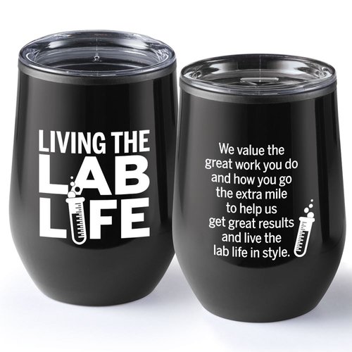 Living The Lab Life Riviera Stainless Steel Tumbler 12-Oz. | Positive ...