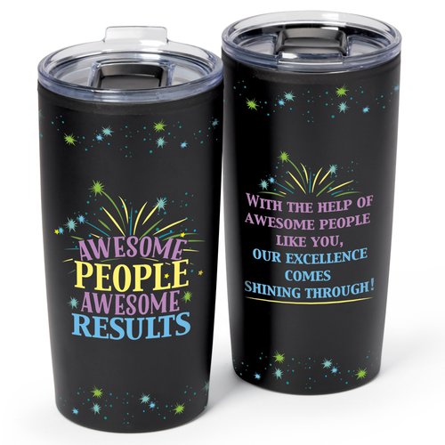 Awesome People, Awesome Results Teton Stainless-Steel Tumbler 20 oz ...