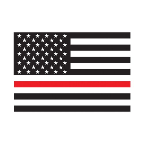 Thin Red Line Flag Temporary Tattoos - Pack of 100 | Positive Promotions