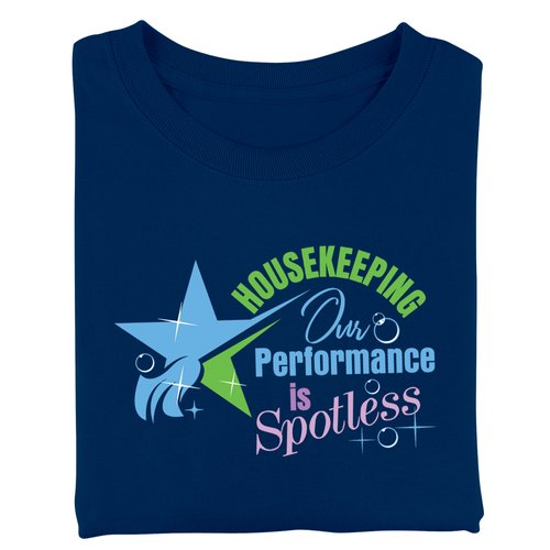Housekeeping: Our Reputation is Spotless-Short Sleeve T-Shirt ...