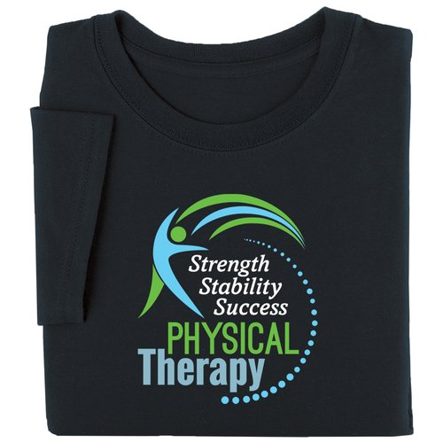 Physical Therapy: Strength, Stability, Success Unisex Short-Sleeved T ...