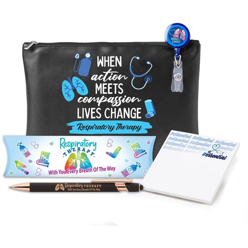 Respiratory Therapy Vinyl Pouch Gift Set | Positive Promotions