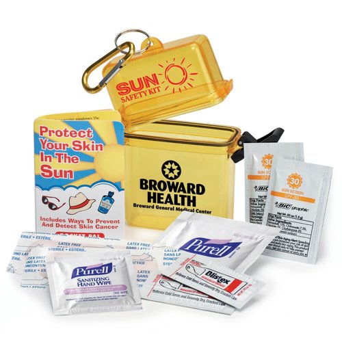 Waterproof Sun Safety Kit - Personalization Available | Positive Promotions