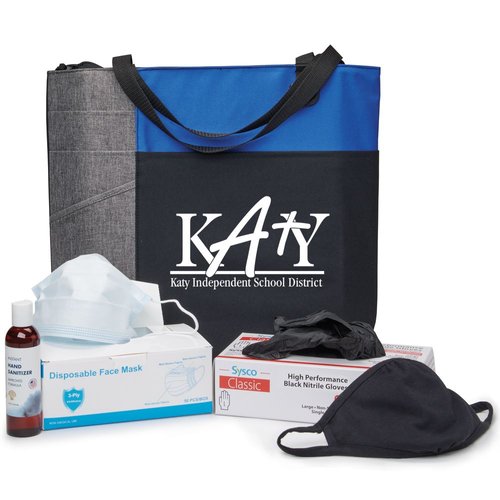 PPE Tote Bag Commuter Kit - Personalization Available | Positive Promotions