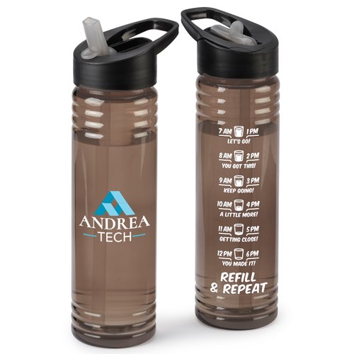 Translucent Smoke Refill & Repeat Solara Water Bottle 24-Oz ...