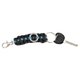 Law Enforcement:The Thin Blue Line Paracord Key Chain With Card