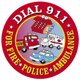 Dial 911 Stickers-On-A-Roll